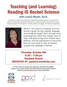 Teaching (and Learning) Reading IS Rocket Science: Guest Speaker ...